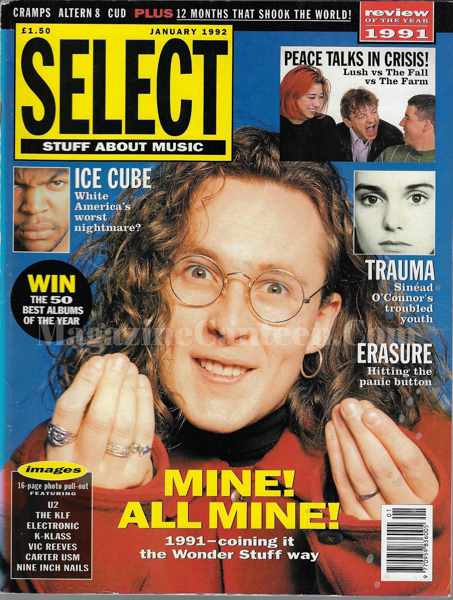 Select Magazine - The Wonder Stuff – magazine canteen