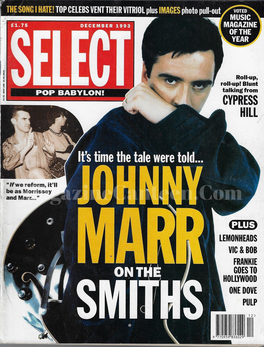 Select Magazine - The Smiths Johnny Marr – magazine canteen