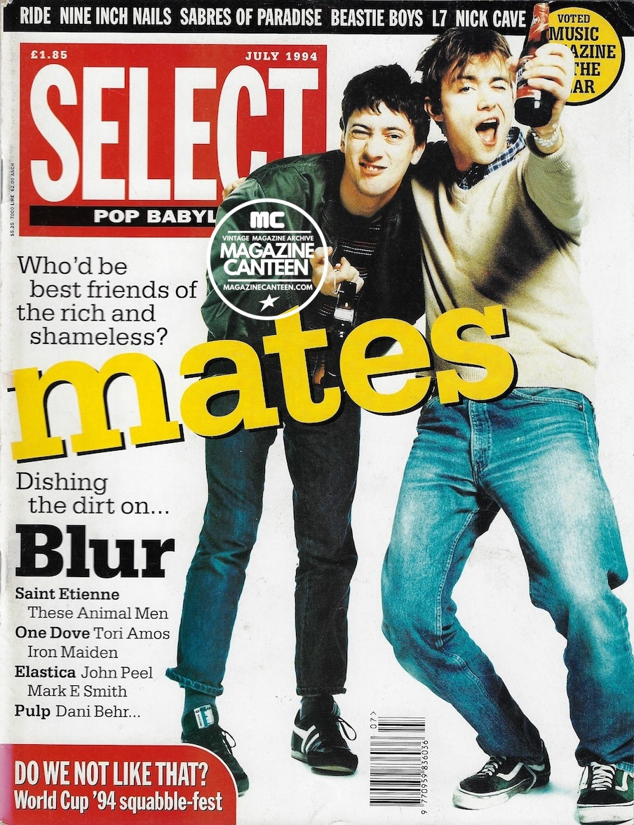 Select Magazine - BLUR Damon Albarn RIDE The Beastie Boys – magazine ...