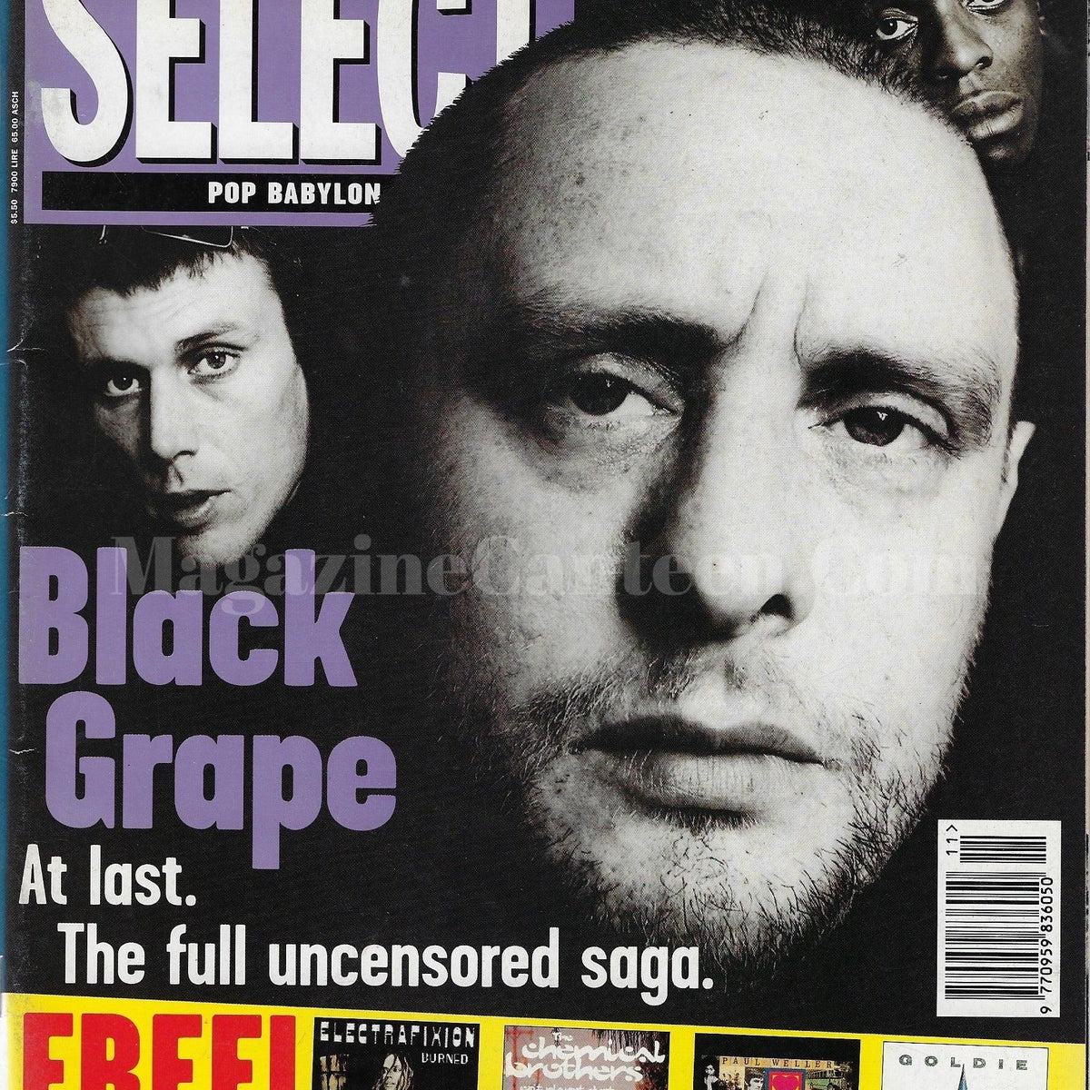 Select Magazine - Black Grape Shaun Ryder – magazine canteen