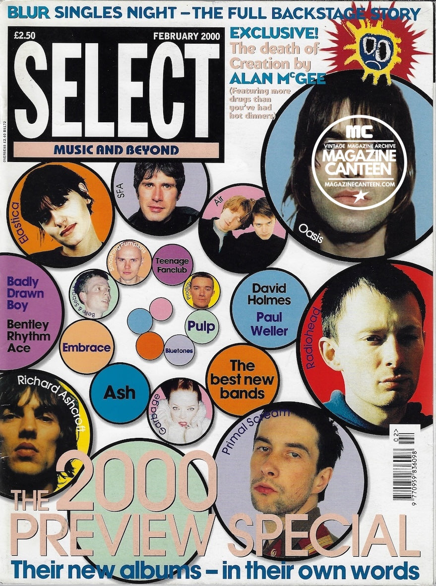 Select Magazine - Primal Scream BLUR Gavin Rosdale – magazine canteen