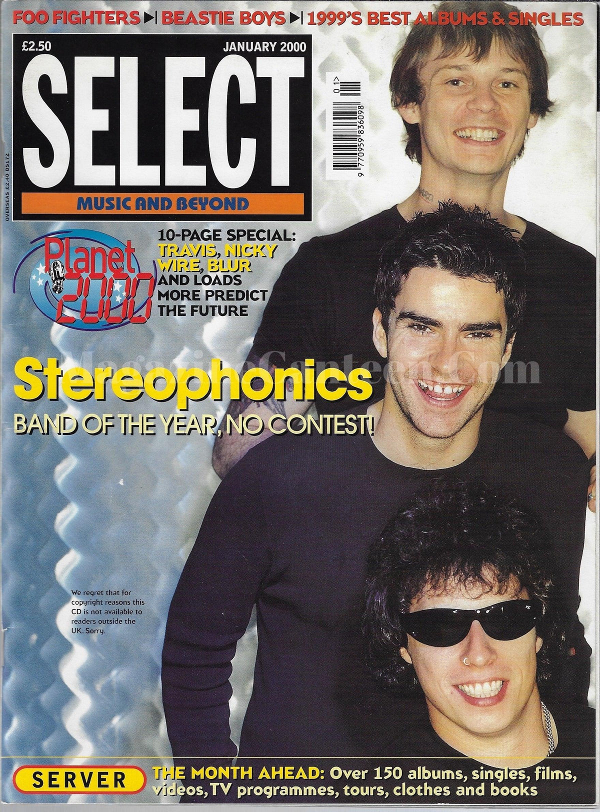 Select Magazine - The Stereophonics – magazine canteen