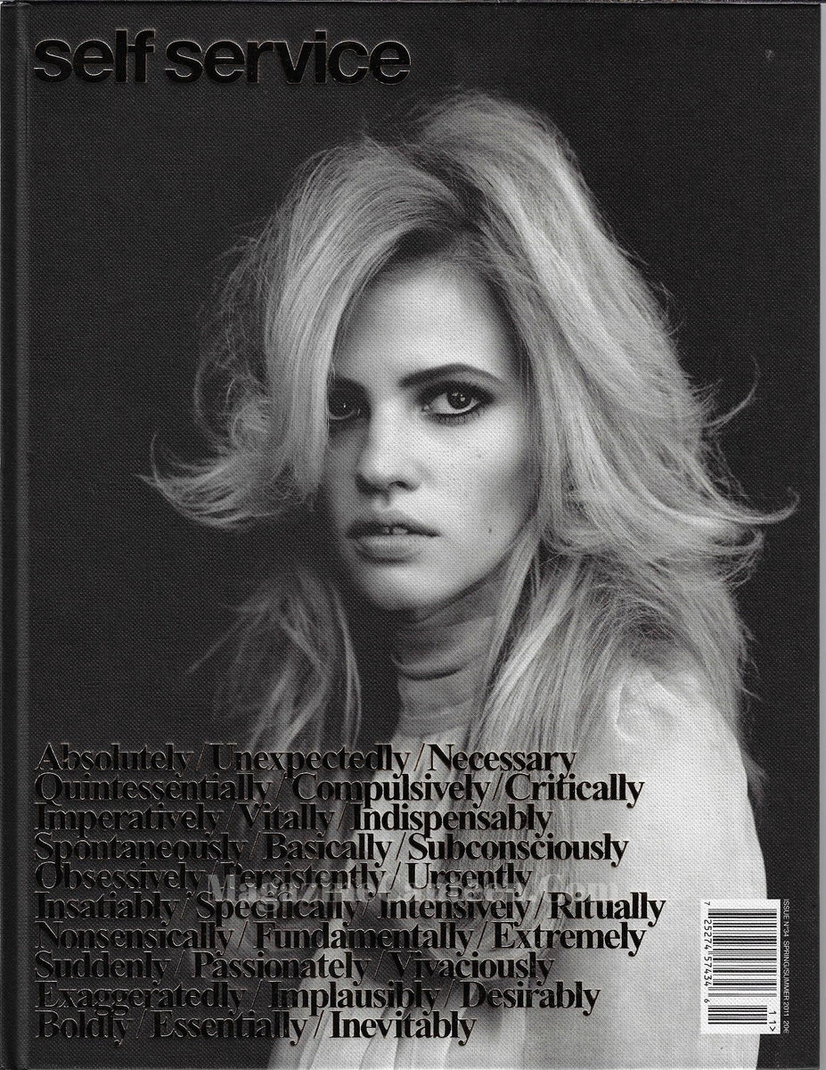 Self Service Magazine 34 - Lara Stone – magazine canteen