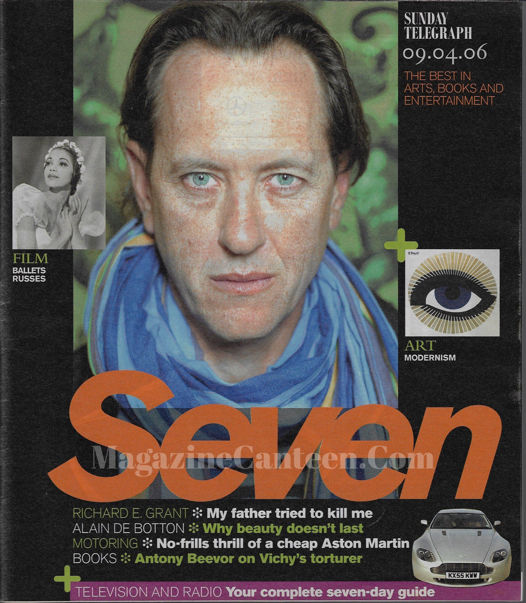 Seven Magazine - Richard E Grant – magazine canteen