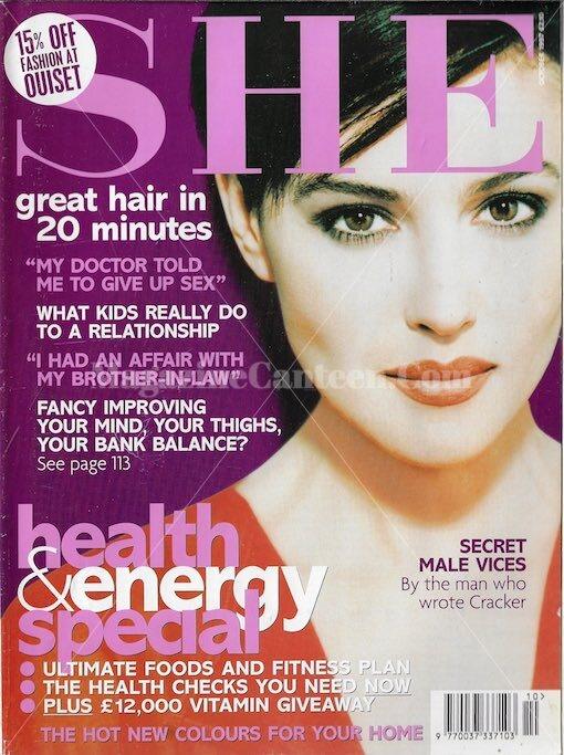 She Magazine - Monica Bellucci Jimmy McGovern – magazine canteen