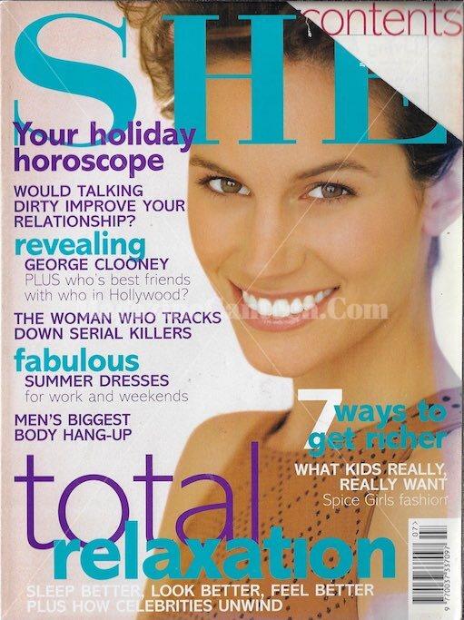 She Magazine - George Clooney Sophie Anderton – magazine canteen