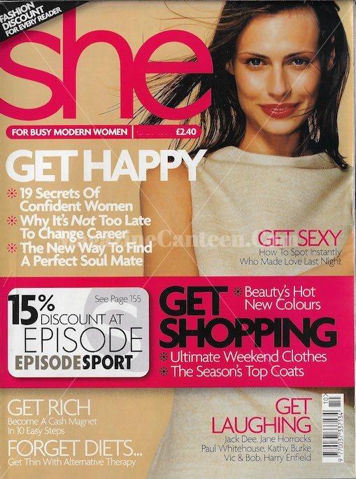 She Magazine - Helena Bonham Carter Richard Gere – magazine canteen