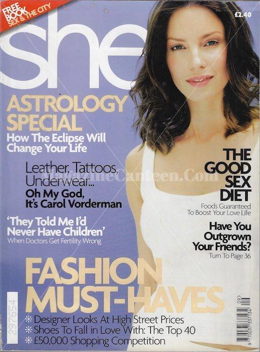 She Magazine - Natasha Elms Rupert Everett Carol Vorderman – magazine ...