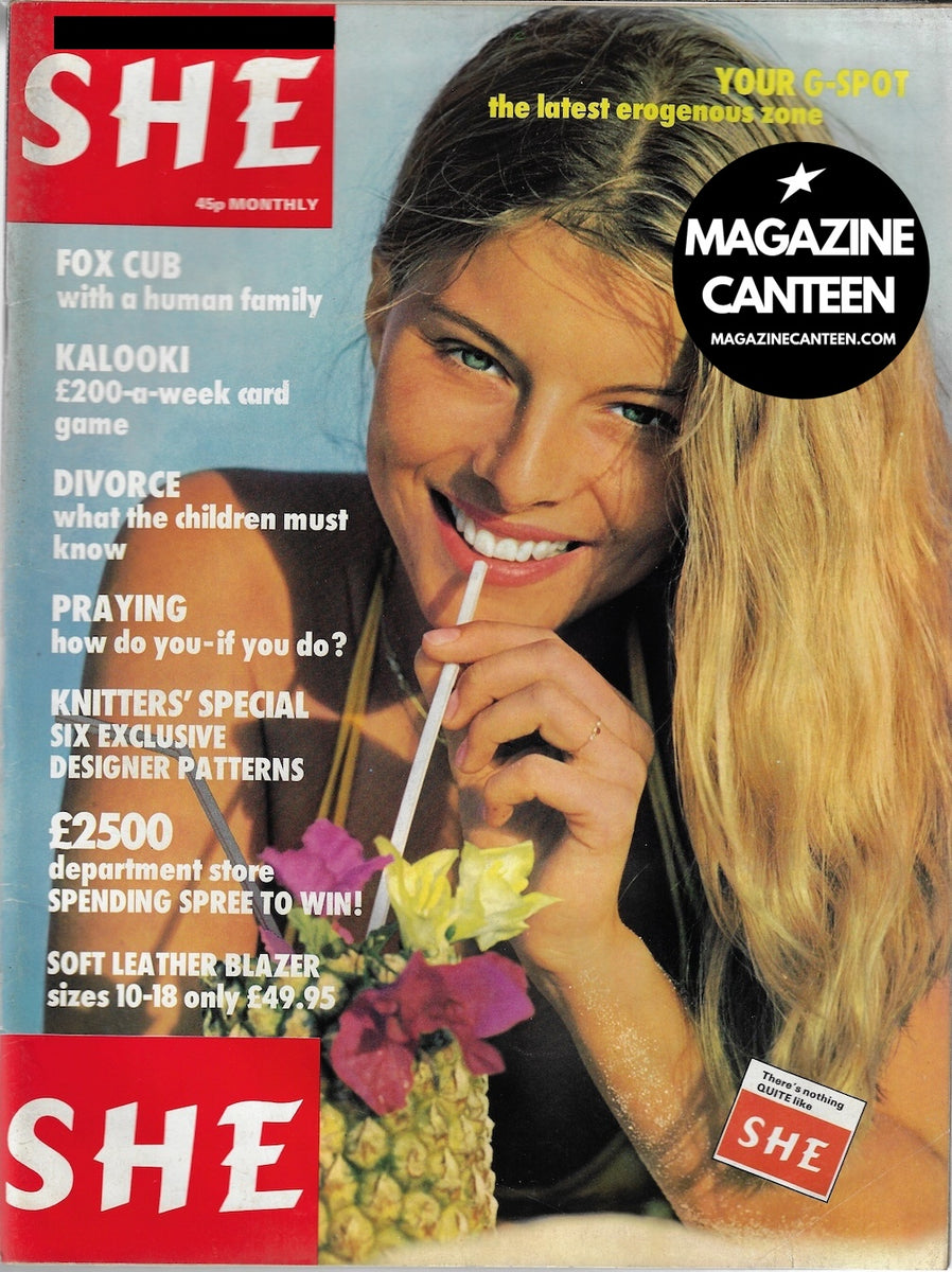 She Magazine - TONY PARSONS Julie Burchill – magazine canteen
