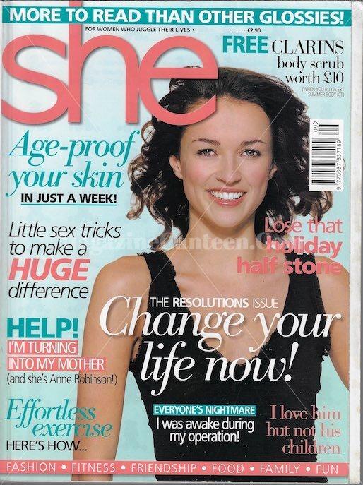 She Magazine - Sarah Alexander Mark Ruffalo – magazine canteen