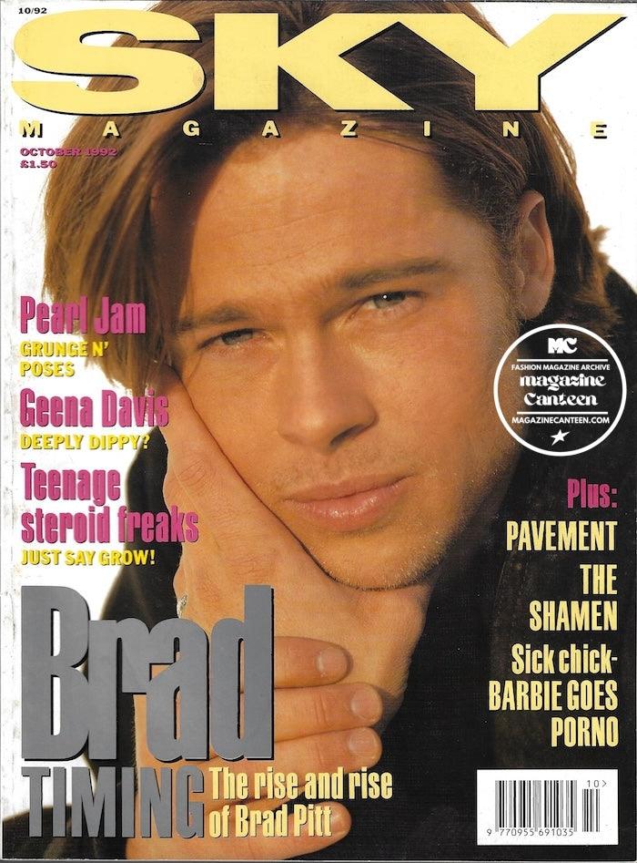 Sky Magazine - Brad Pitt The Shamen Dana Ashbrook – magazine canteen
