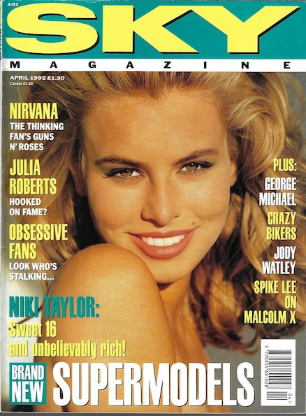 Sky Magazine - Niki Taylor Kurt Cobain Nirvana – magazine canteen