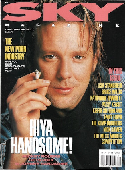 Sky Magazine - Mickey Rourke Nick Kamen Lisa Stansfield – magazine canteen