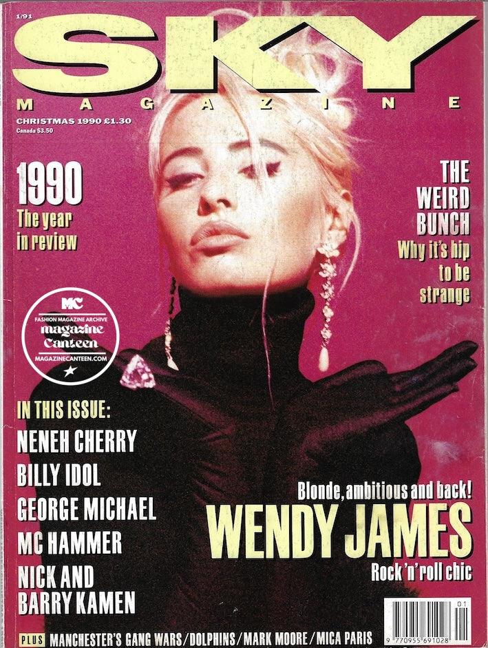 Sky Magazine - Wendy James Barry Nick Kamen Kathy Lloyd – magazine canteen