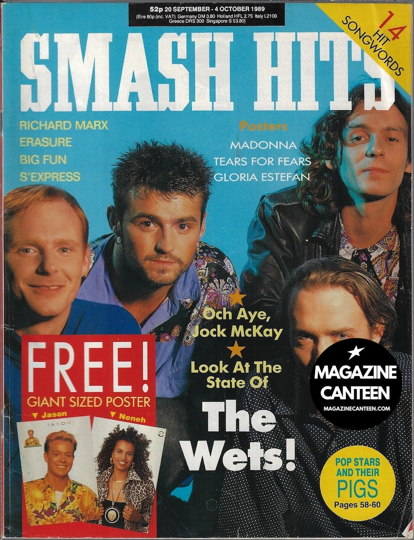 Smash Hits Magazine - Wet Wet Wet BIG FUN Andy Bell – magazine canteen