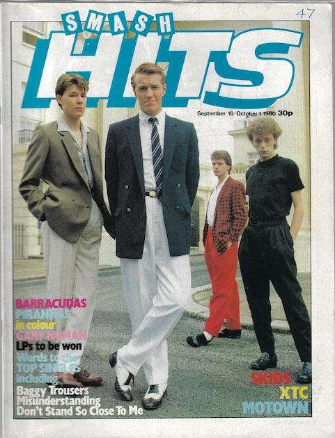 Smash Hits Magazine - XTC Skids STUART ADAMSON – magazine canteen