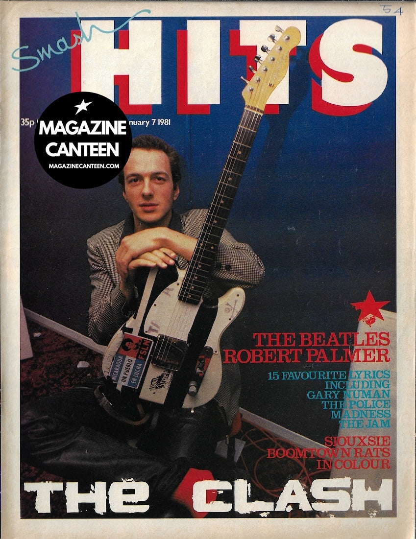Smash Hits Magazine - The Clash ROBERT PALMER – magazine canteen
