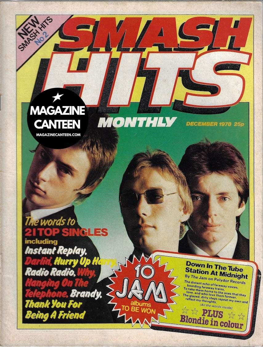 Smash Hits Magazine 1978 - The Jam PAUL WELLER – magazine canteen