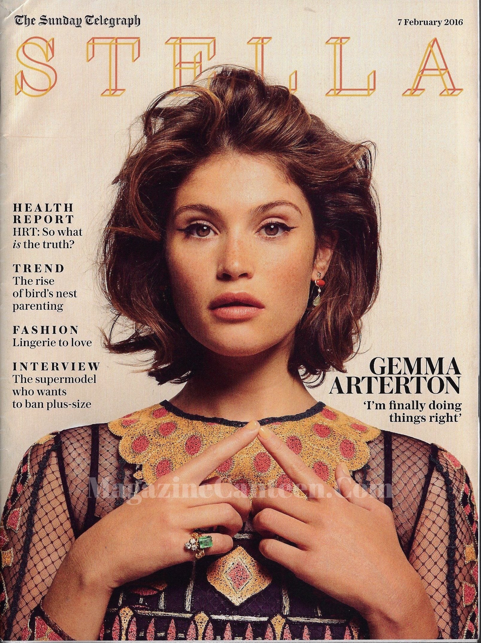 Stella Magazine - Gemma Arterton – magazine canteen
