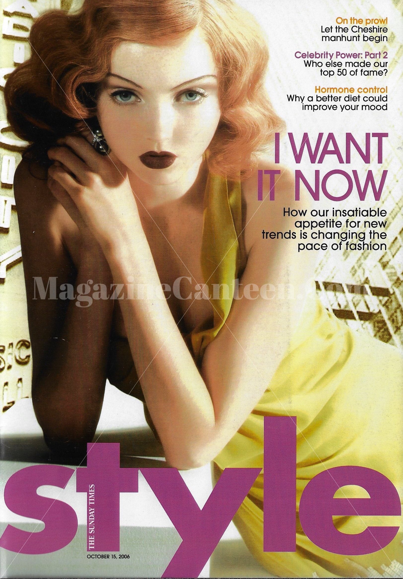 Style Magazine - Lily Cole – magazine canteen