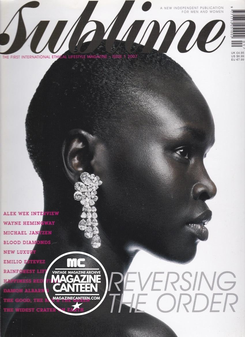 Sublime Magazine - Issue 1 ALEK WEK Launch WARWICK SAINT Richard Adams ...