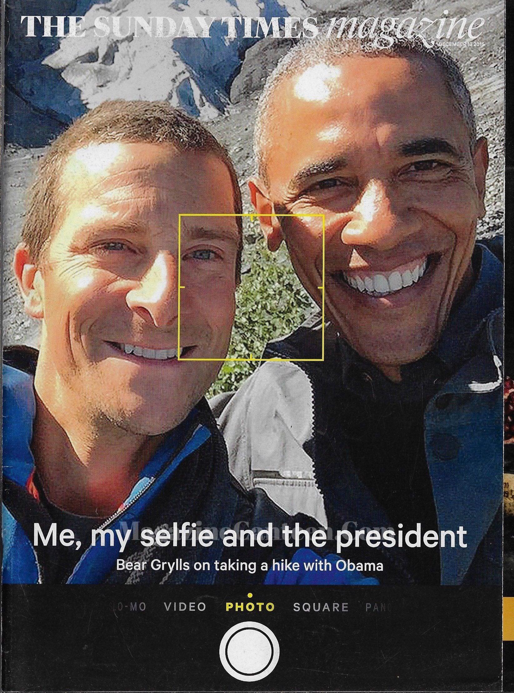 The Sunday Times Magazine - Bear Grylls Barack Obama – magazine canteen