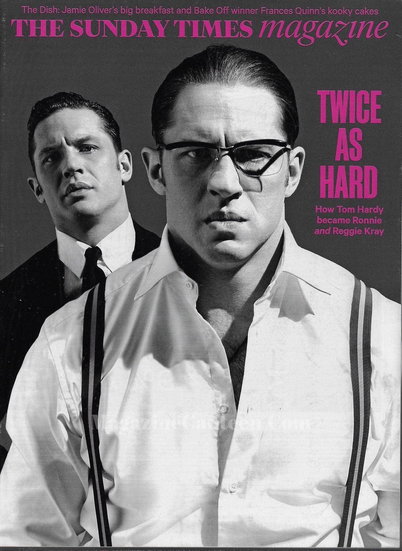 The Sunday Times Magazine - Tom Hardy – magazine canteen