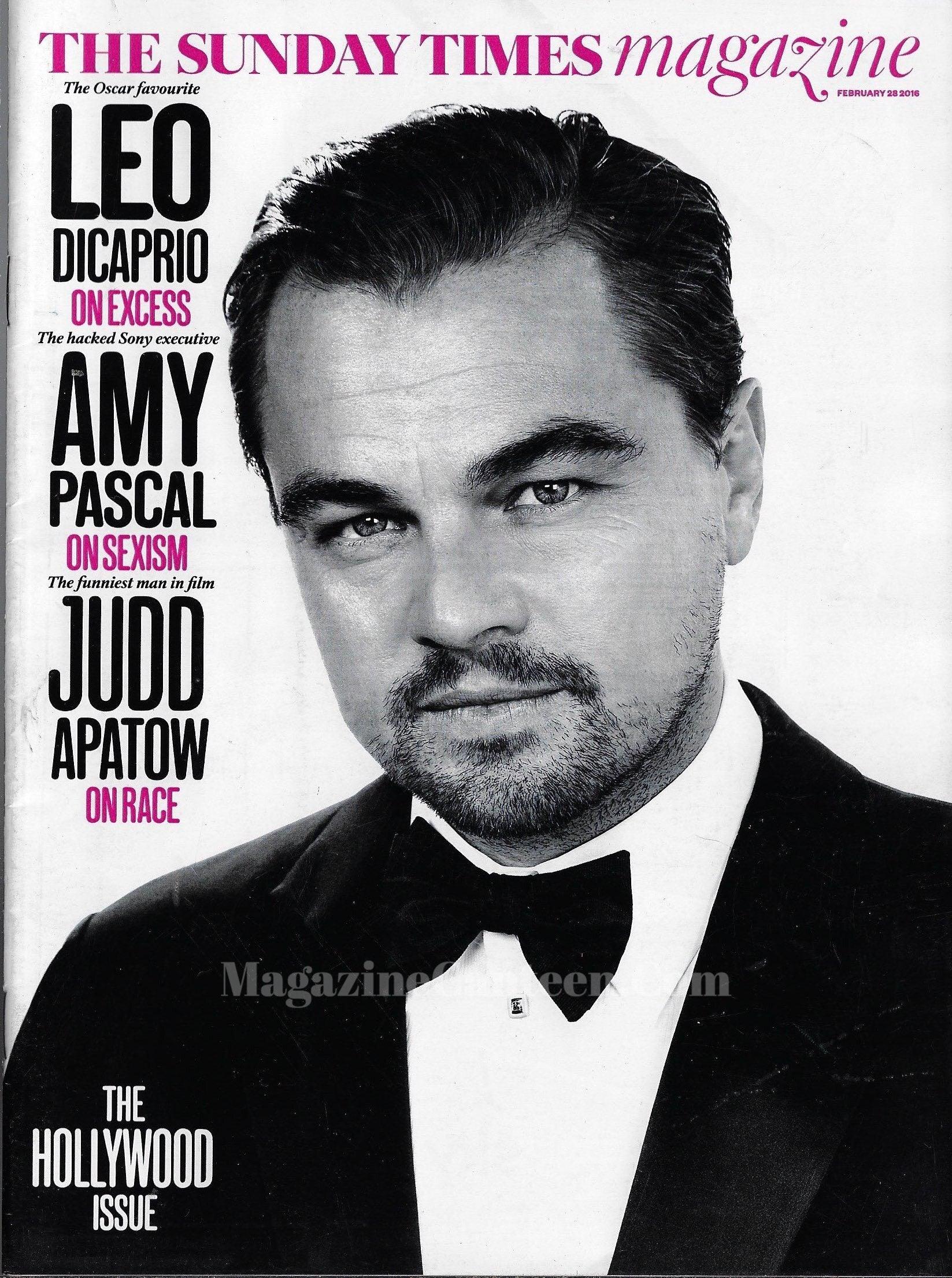 Sunday Times Magazine - Leonardo DiCaprio – magazine canteen