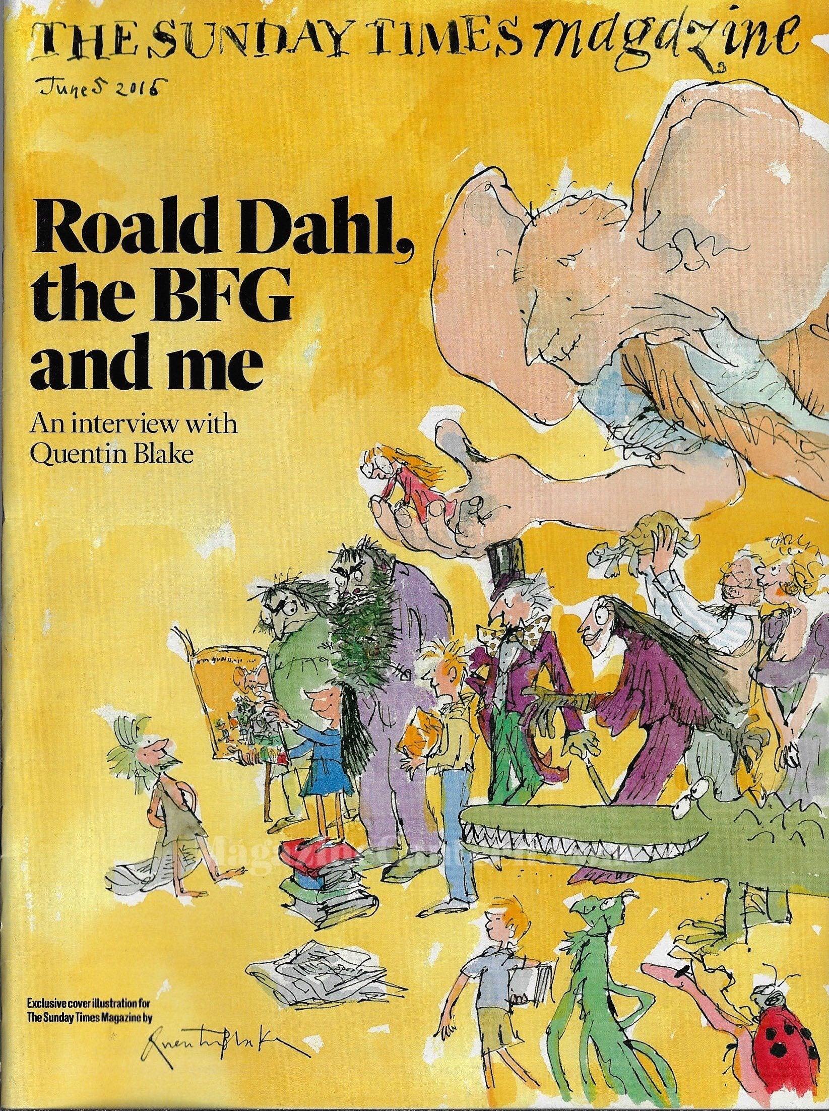 Sunday Times Magazine - Quentin Blake – magazine canteen