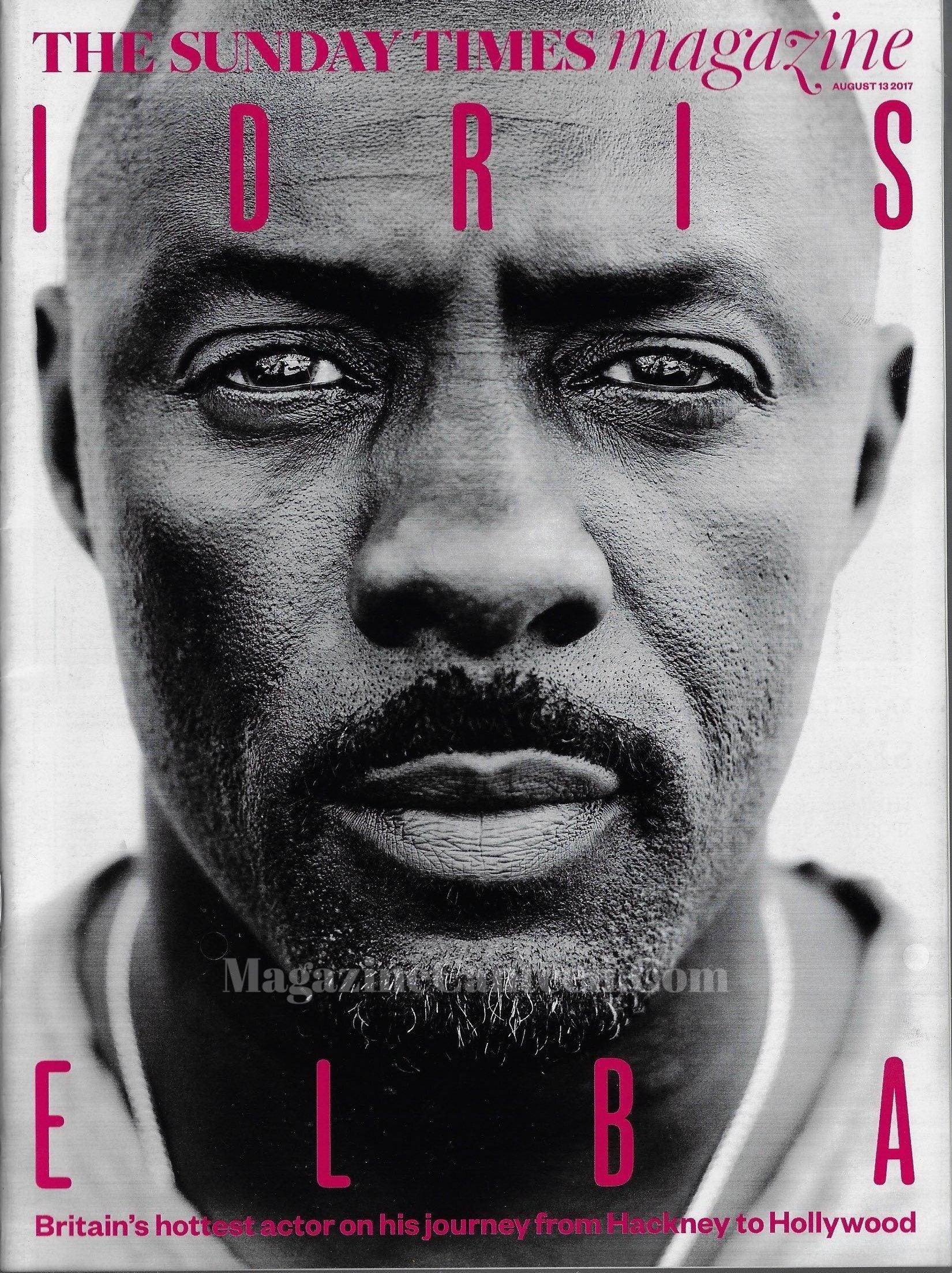 Sunday Times Magazine - Idris Elba – magazine canteen