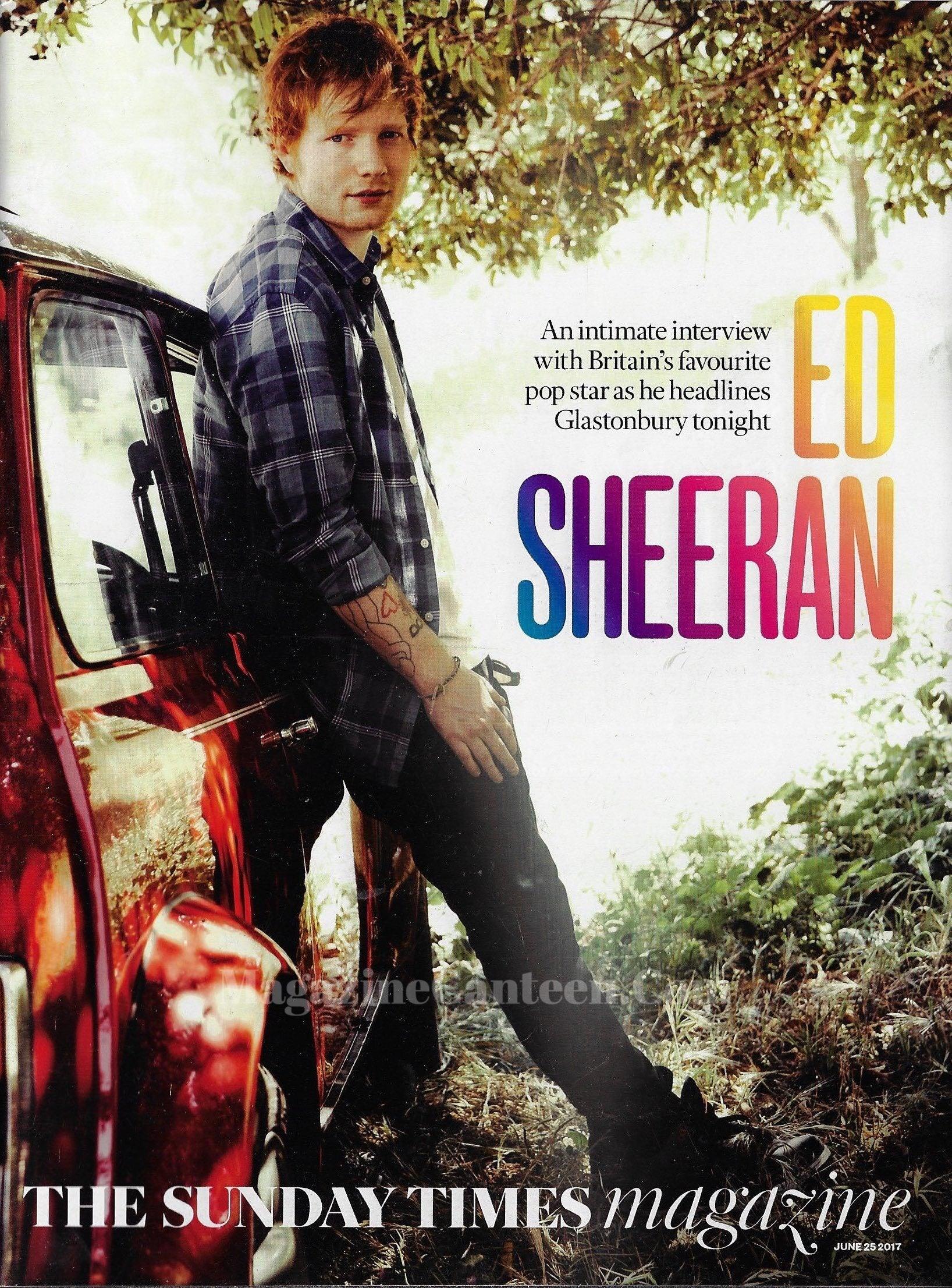 Sunday Times Magazine - Ed Sheeran – magazine canteen
