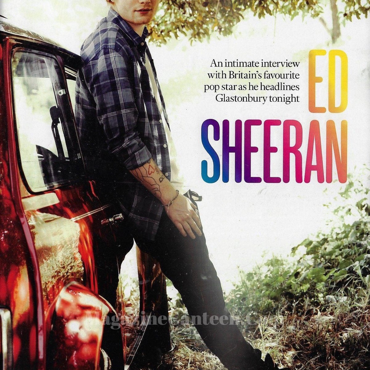 Sunday Times Magazine - Ed Sheeran – magazine canteen