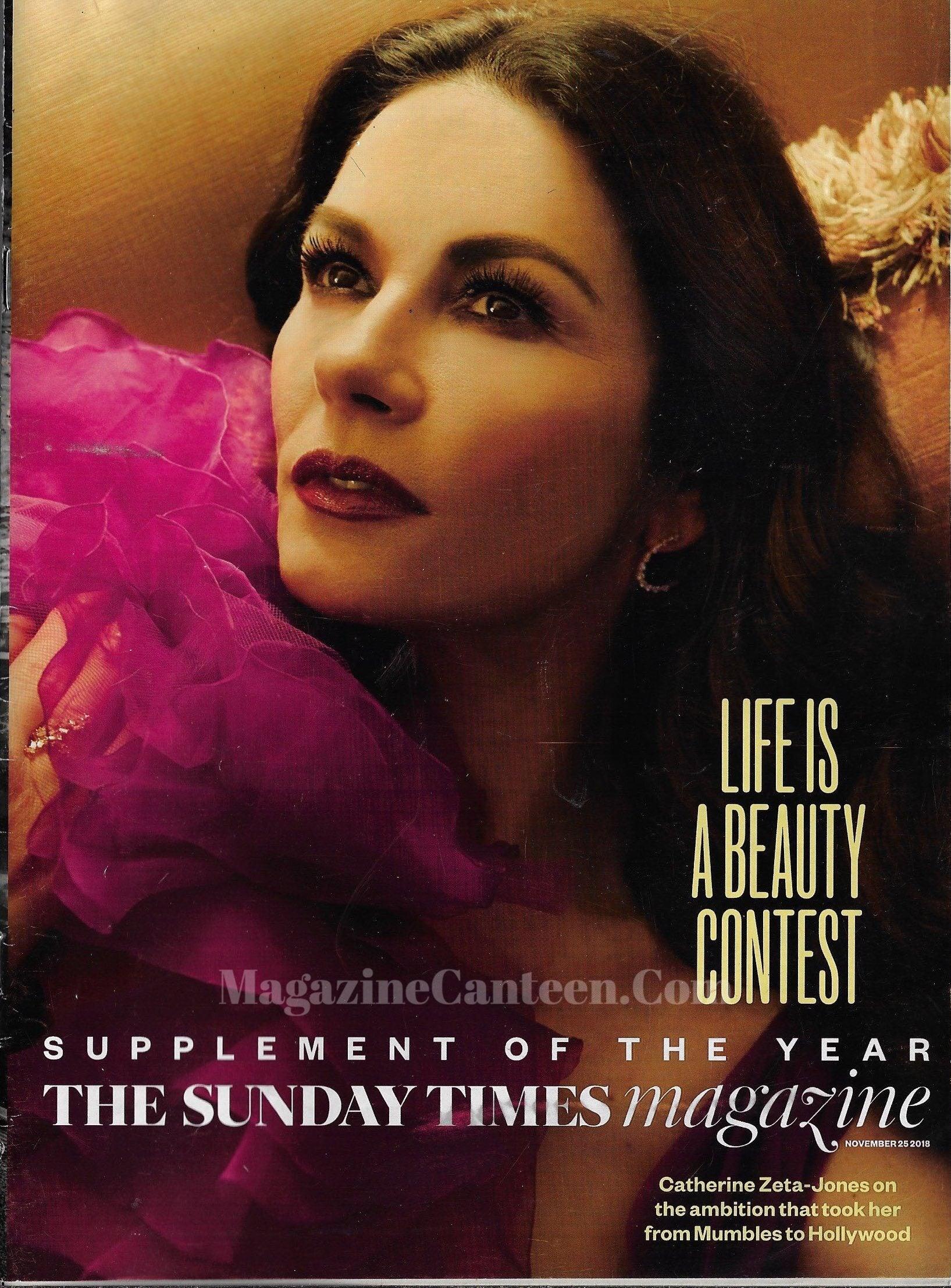 Sunday Times Magazine - Catherine Zeta Jones – magazine canteen