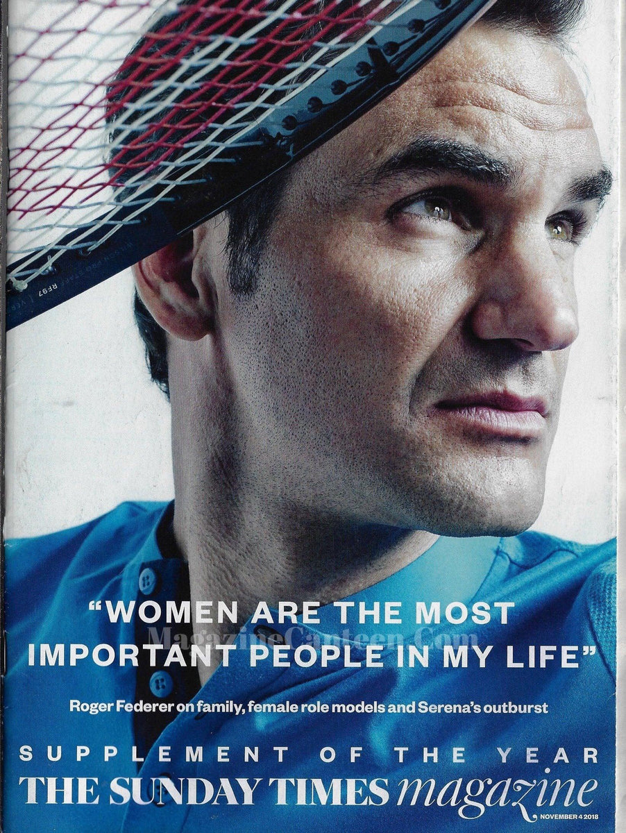 Sunday Times Magazine - Roger Federer – magazine canteen