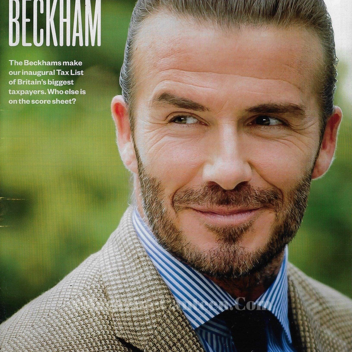 Sunday Times Magazine - David Beckham – magazine canteen