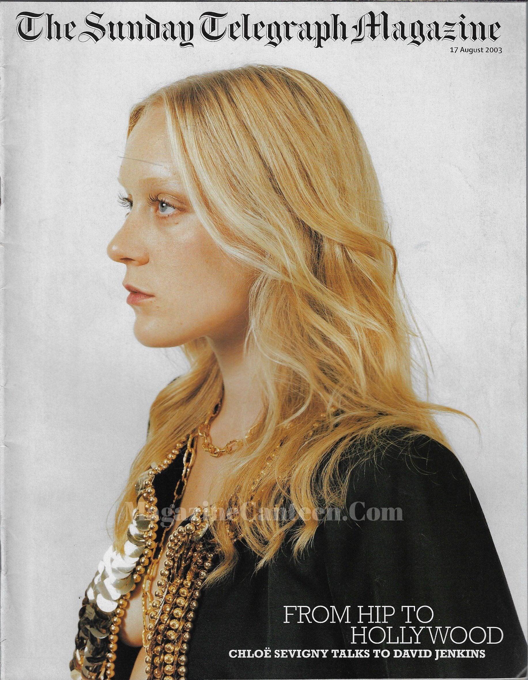 The Sunday Telegraph Magazine - Chloe Sevigny – magazine canteen