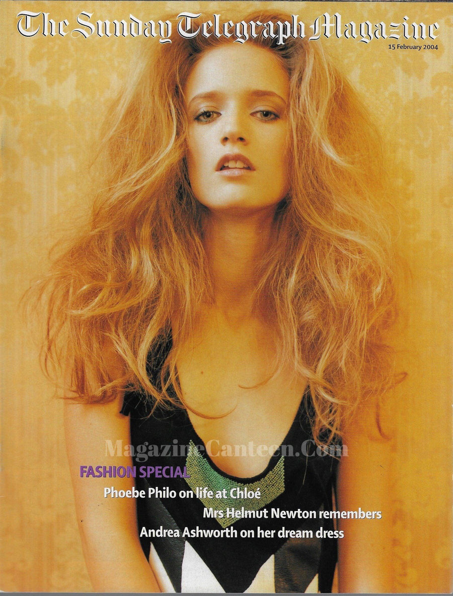 The Sunday Telegraph Magazine - Louise Adkins Phoebe Philo – magazine ...