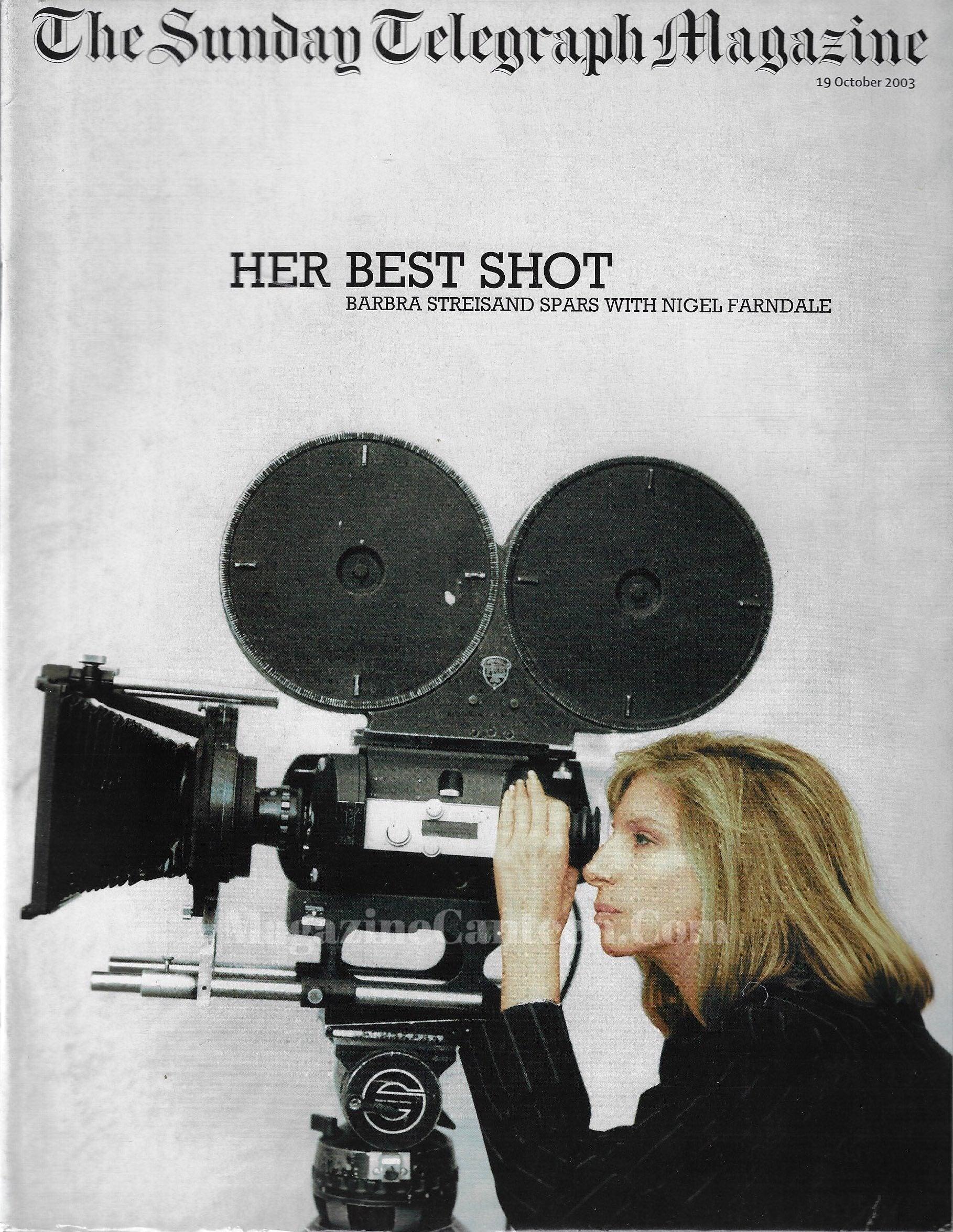 The Sunday Telegraph Magazine - Barbra Streisand – magazine canteen