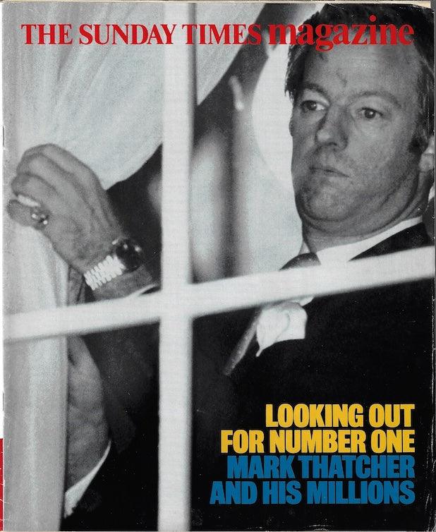 The Sunday Times Magazine - MARK THATCHER Caroline Cossey Transexual ...