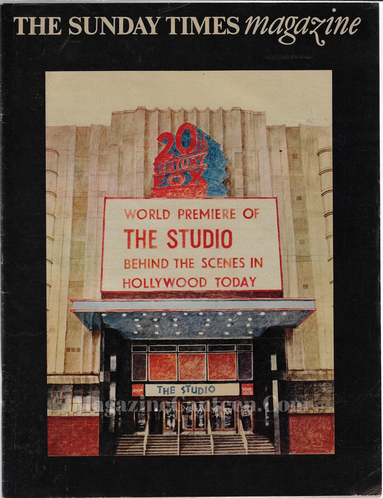 The Sunday Times Magazine - 20th Century Fox – magazine canteen