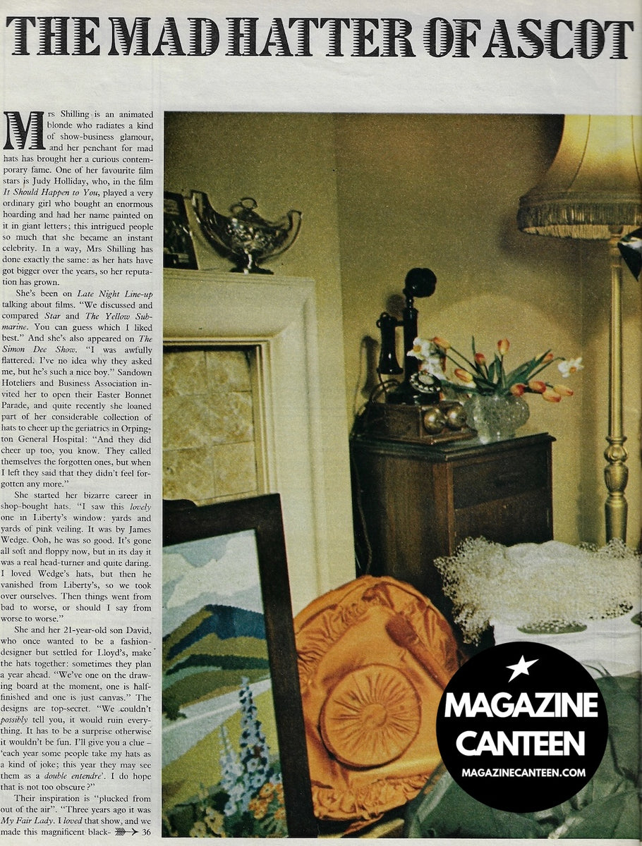 The Sunday Times Magazine - David Bailey ASCOT Mrs Shilling – magazine ...
