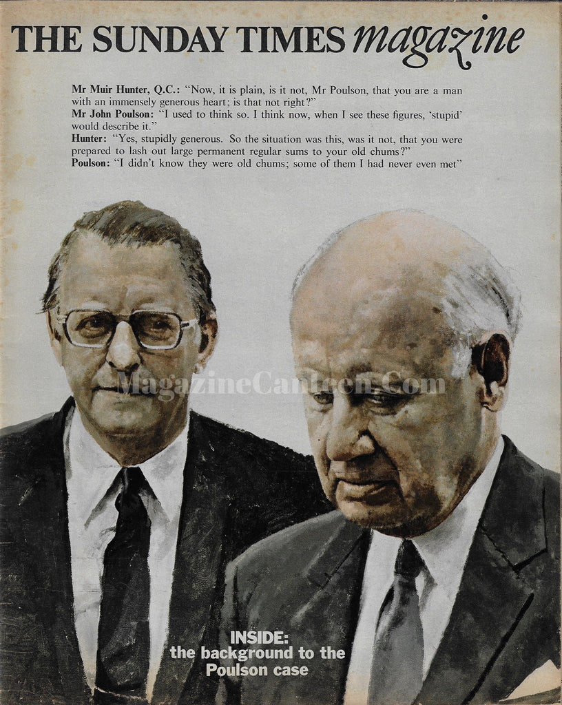 The Sunday Times Magazine - Brian Duffy 20th Century Fox – magazine canteen