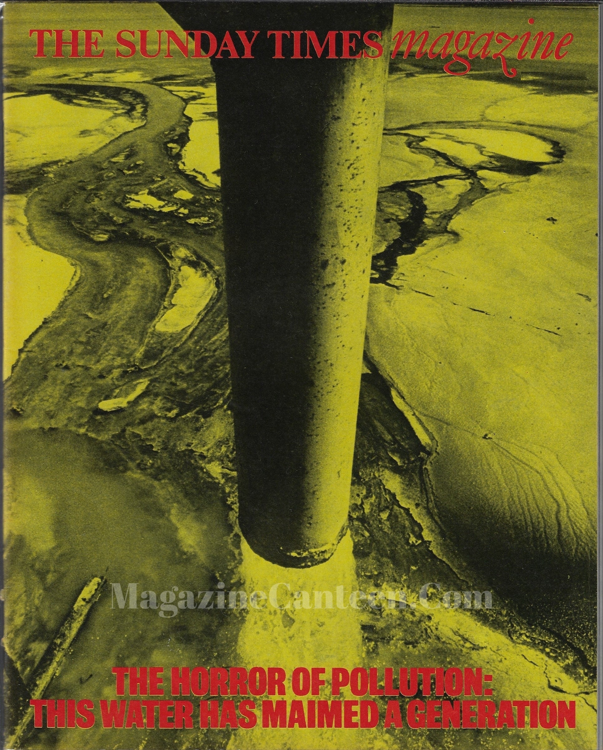 The Sunday Times Magazine - Pollution Barry Lategan – magazine canteen