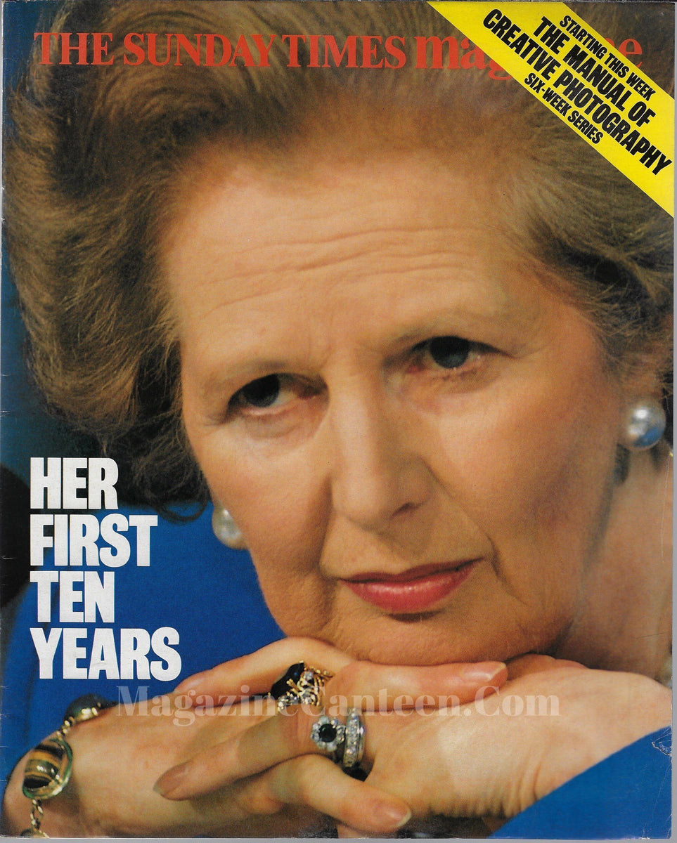 The Sunday Times Magazine - Margaret Thatcher – magazine canteen