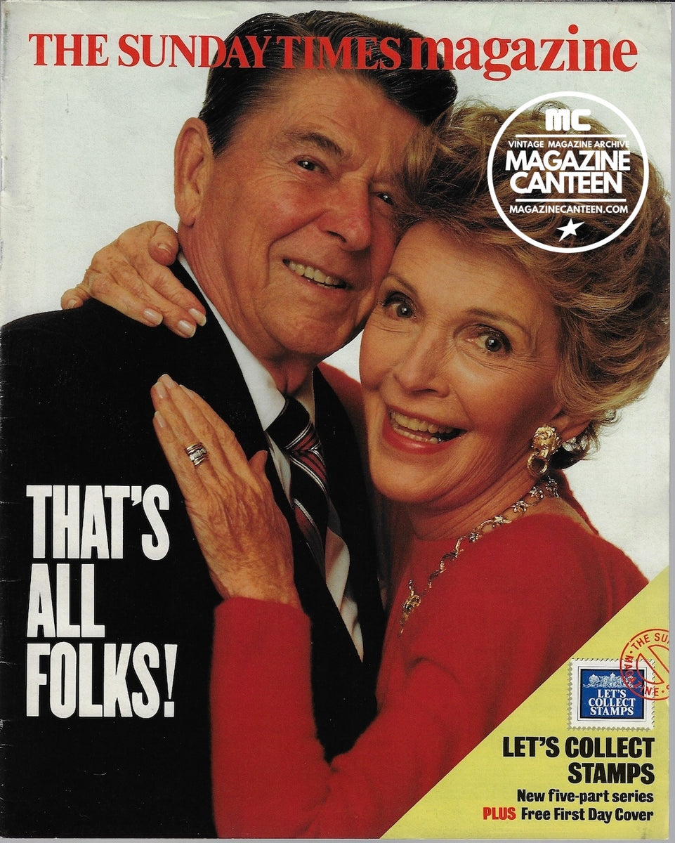 The Sunday Times Magazine - NANCY Ronald Reagan JULIAN Schnabel ...
