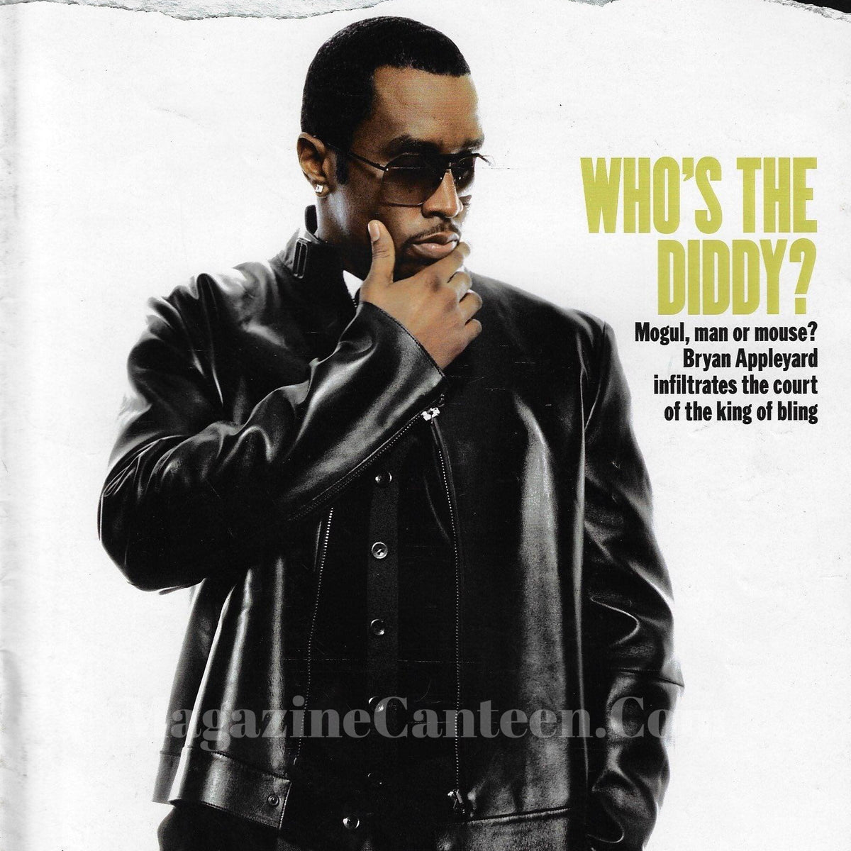 The Sunday Times Magazine - P Diddy Puff Daddy – magazine canteen