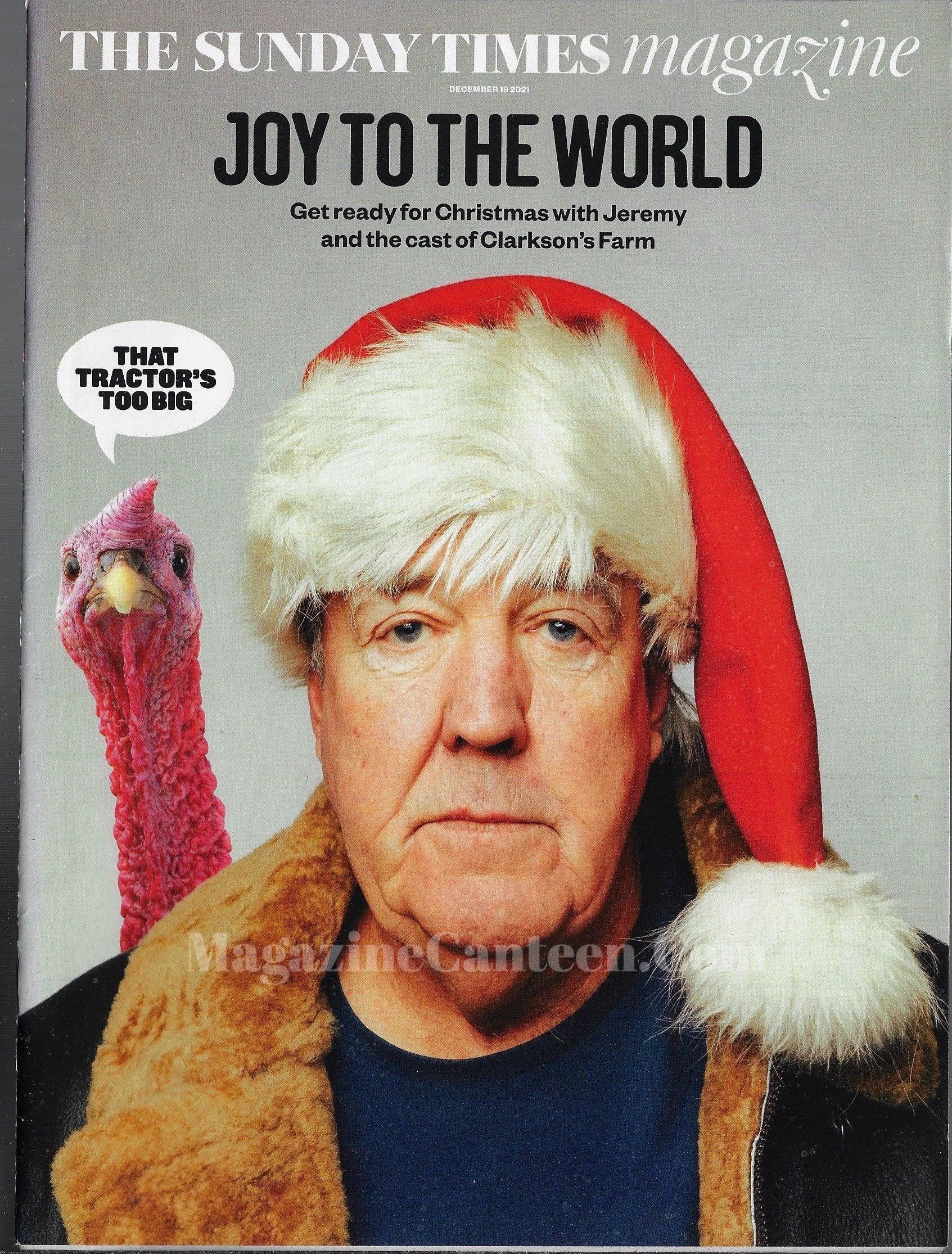 The Sunday Times Magazine - Jeremy Clarkson – magazine canteen