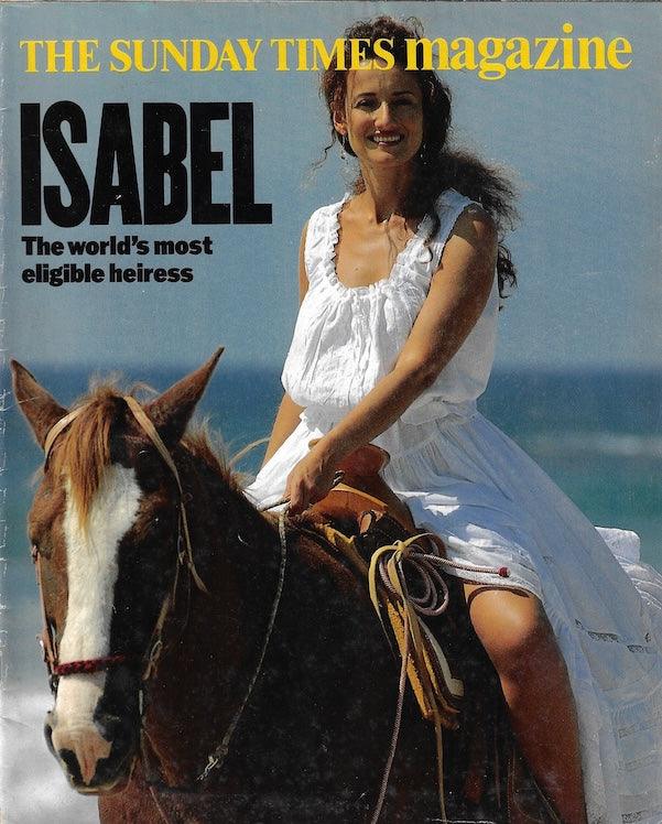 The Sunday Times Magazine - Isabel Goldsmith EARTHA KITT Uli Weber ...