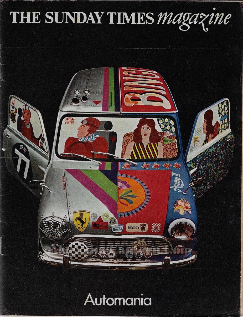 The Sunday Times Magazine - Automania Alan Aldridge – magazine canteen