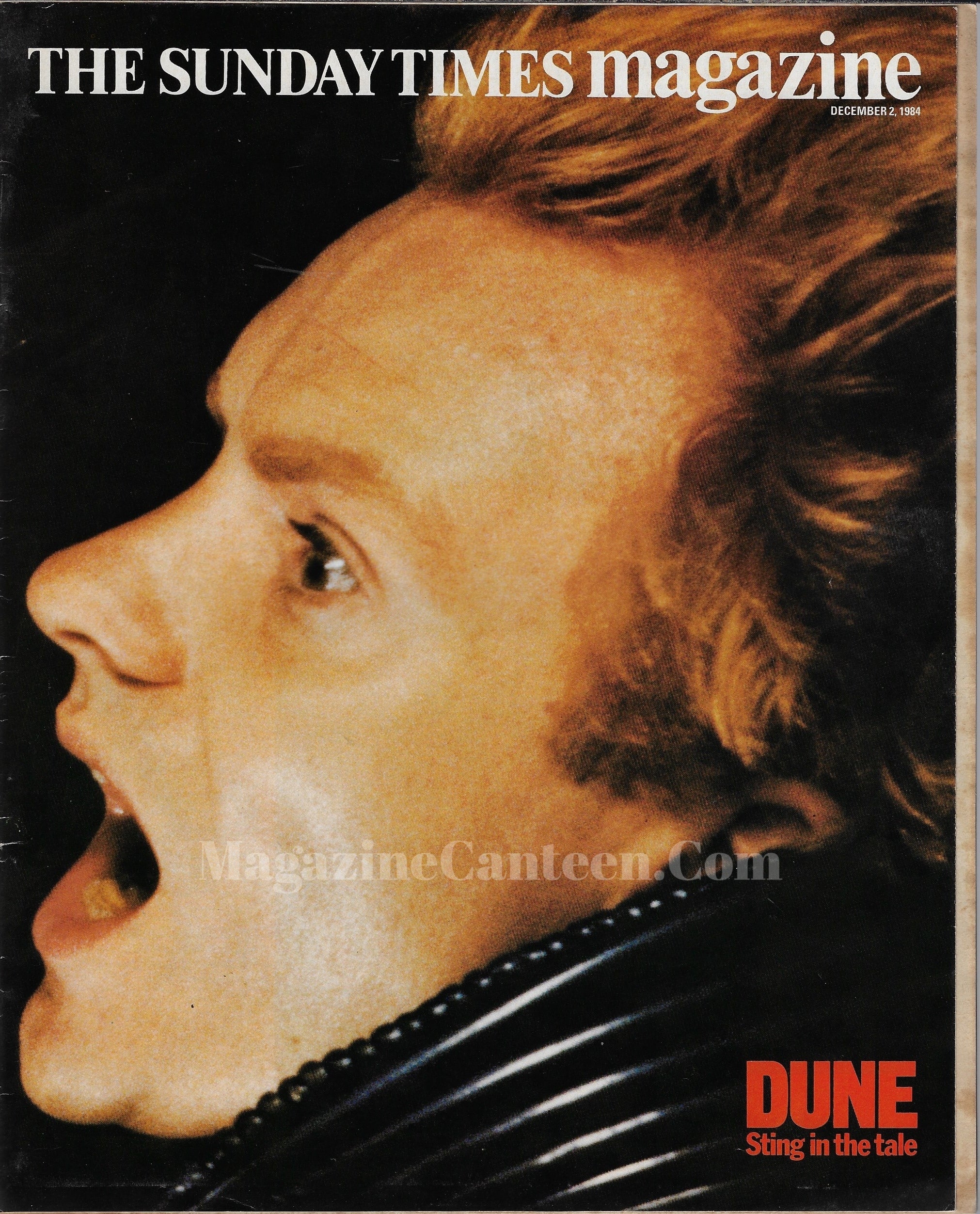The Sunday Times Magazine - Sting Dune – magazine canteen